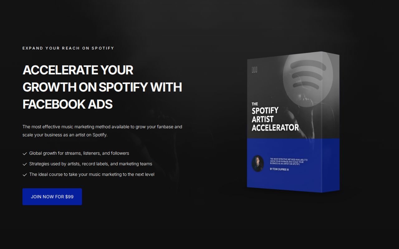 Grow your fanbase on Spotify - Spotify Artist Accelerator